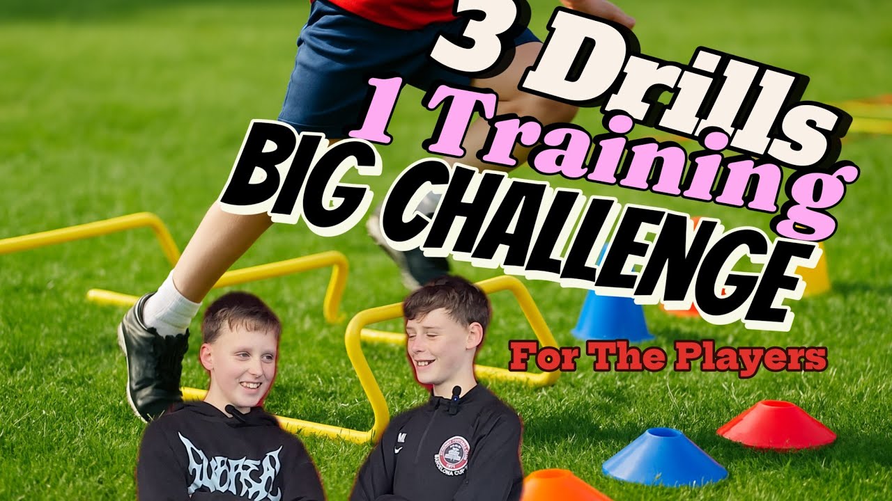 3 Football Drills – 3 Different Equipment in One Epic Training! - YouTube