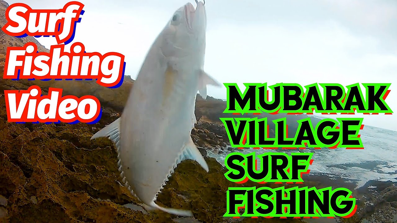 Surf Fishing Video |Rock Fishing Video at Mubarak Village # ...
