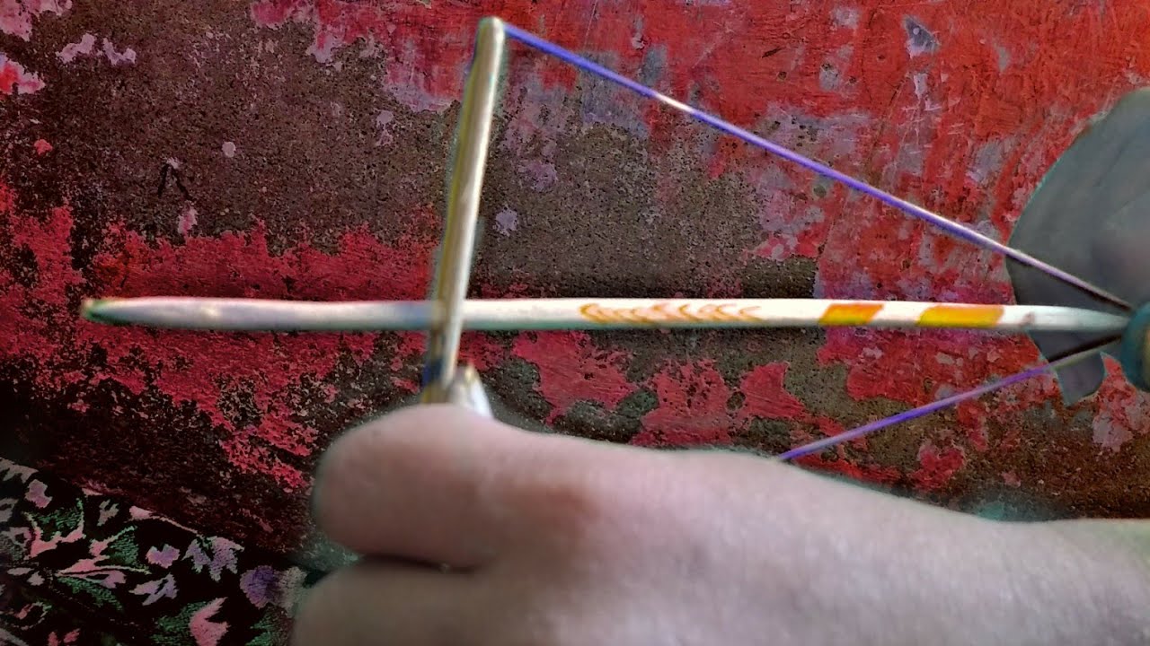 How to make Crossbow easy at home for child playing - YouTube