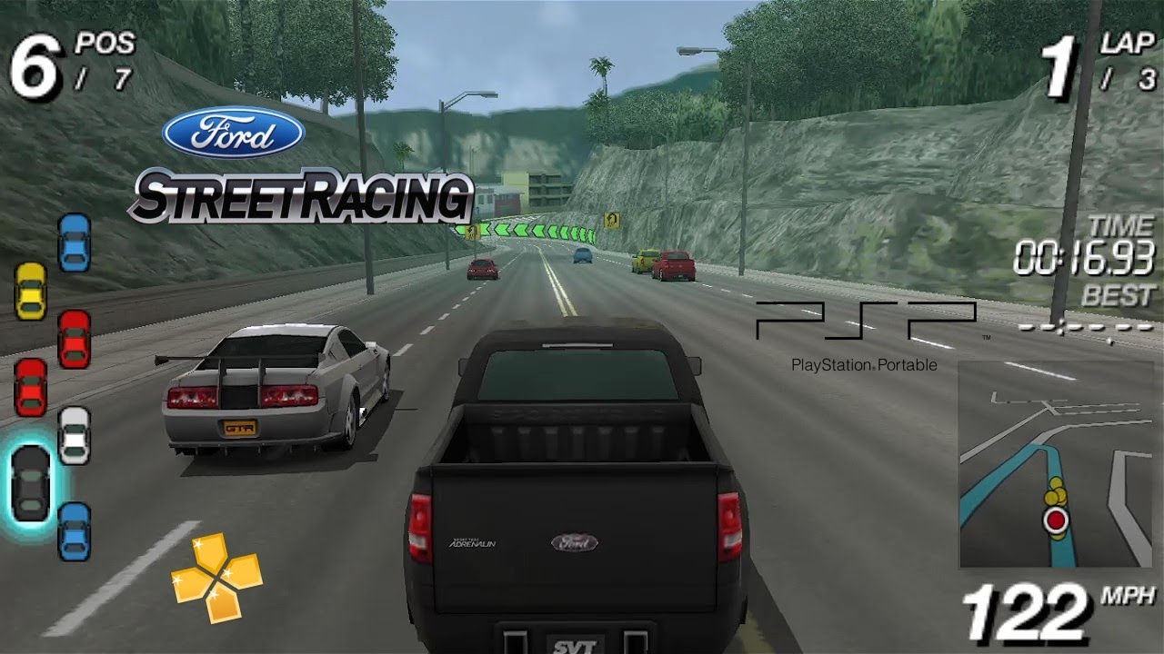🚗 Ford Street Racing L.A. Duel PSP Gameplay | Team Racing in the ...