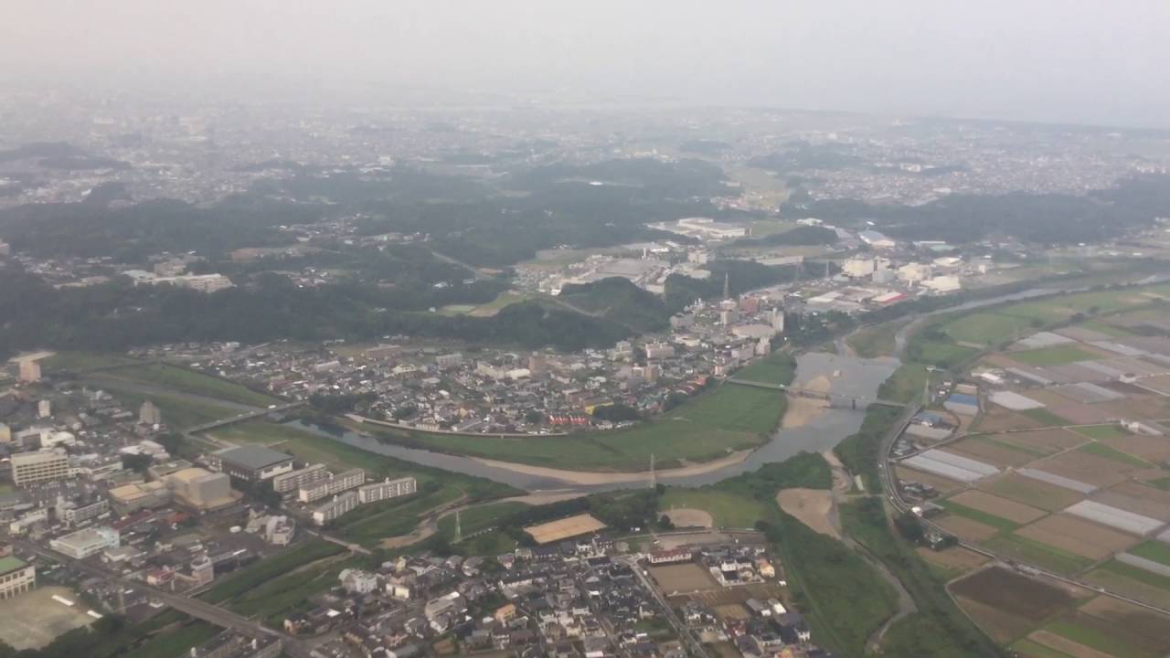 RJFM Visual approach RWY09 via right downwind - YouTube