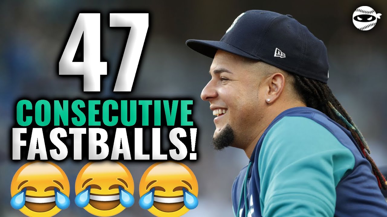 ALPHA Pitcher: Castillo finishes with 47 CONSECUTIVE Fastballs! - YouTube