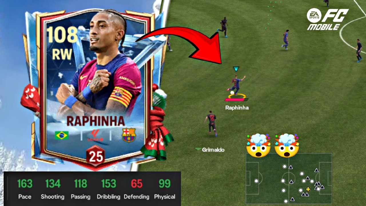 Winter Wonders RAPHINHA is PERFECT RW for H2H ⁉️ - FC MOBILE - YouTube