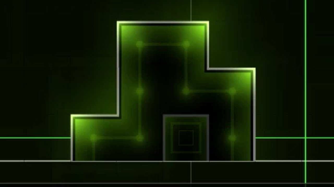 SIMPLE AND EASY GLOW BLOCK DESIGN | GEOMETRY DASH - YouTube