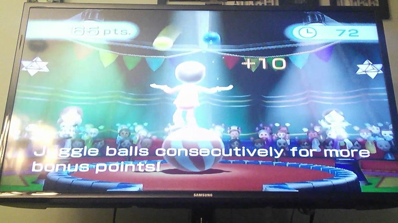 Wii fit plus Big Top Juggling: Perfect Score (3 Balls) - YouTube