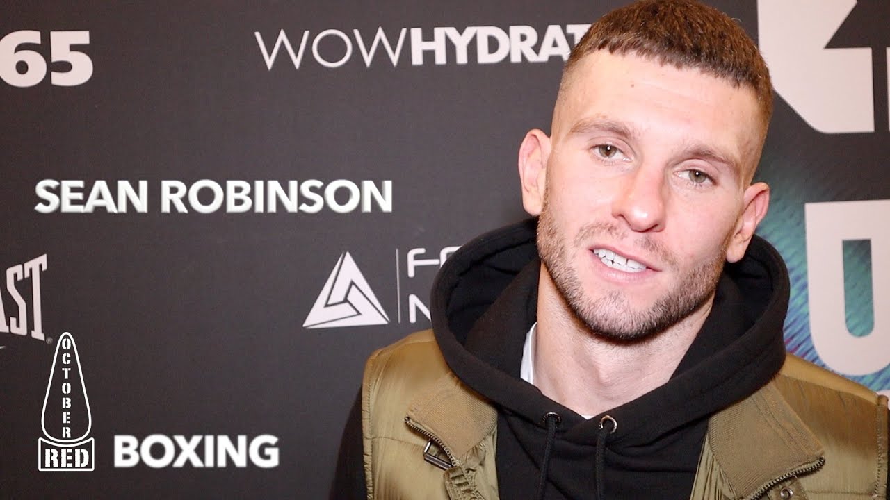 SEAN ROBINSON "GO THERE AND DO EVERYTHING I CAN TO BRING THAT BELT HOME ...