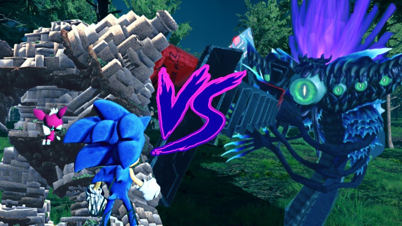 🏯 Gaia Colossus VS Perfect Dark Gaia in Sonic Frontiers! 4K - YouTube