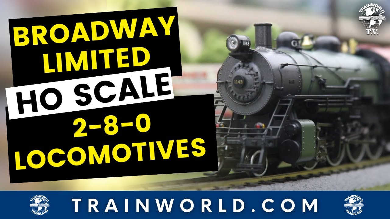 HO Scale Broadway Limited - 2-8-0 Consolidations - YouTube