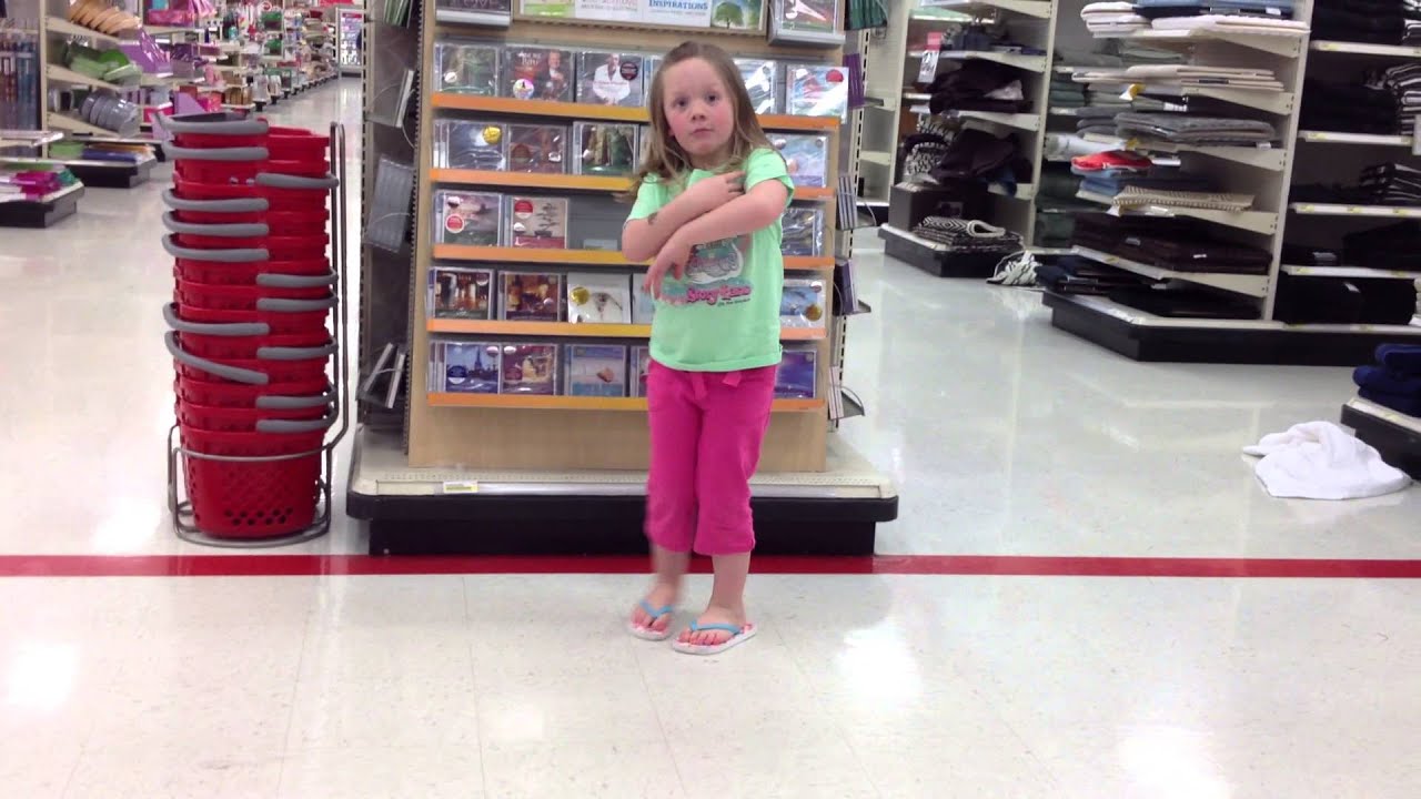 Peyton Dancing in Target - Part II - YouTube