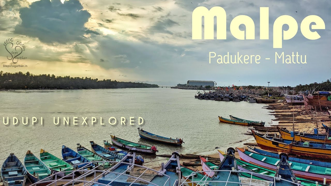 Beaches of Udupi during monsoon - Malpe Beach and harbor port, Padukere ...