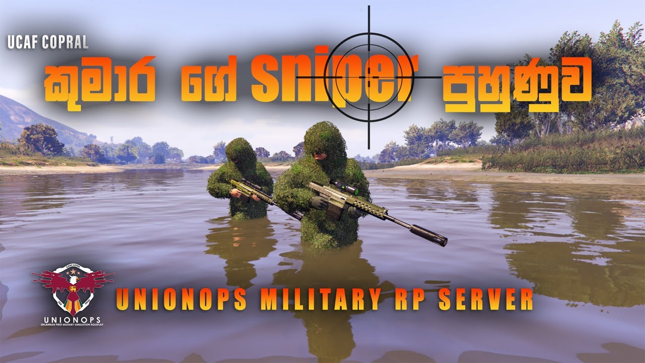 UNION OPS Military RP DAY 15 - ස්නයිපර් පුහුණුව හා සේවයට එක් වීම. - YouTube