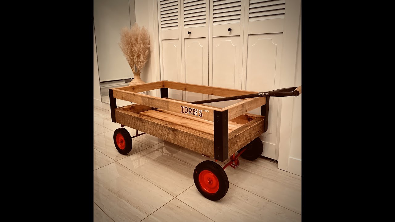 Building A Rustic Wagon - YouTube