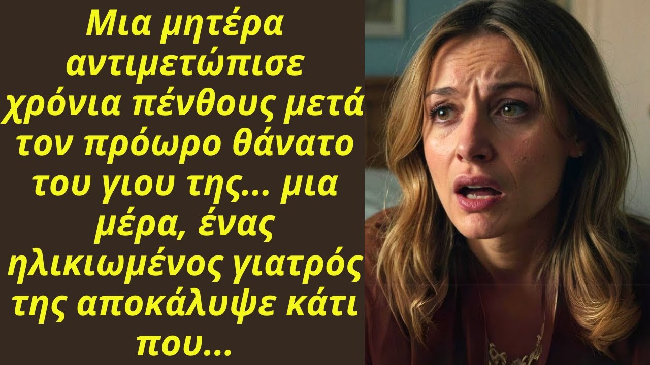 Η μητέρα μετά από χρόνια πένθους για τον πρόωρο θάνατο του γιου της ...