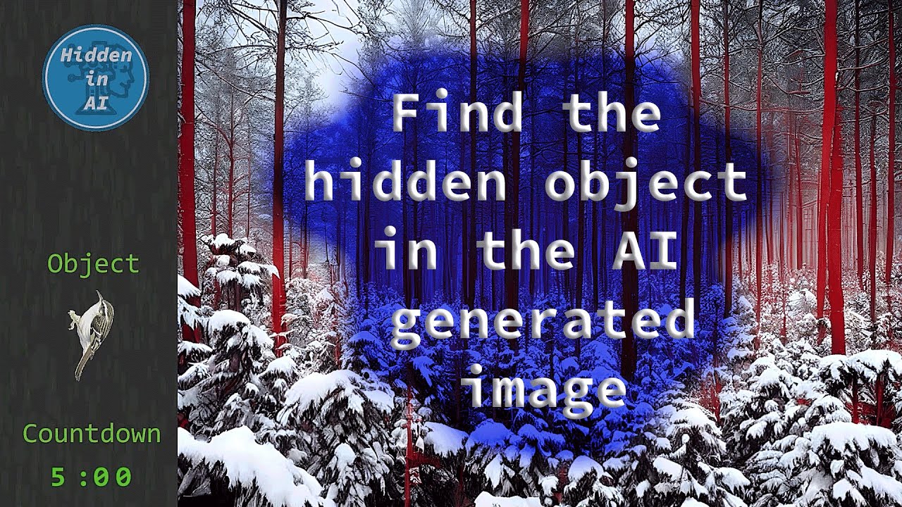 Find the Hidden Object in Snow Covered Red Forest - YouTube