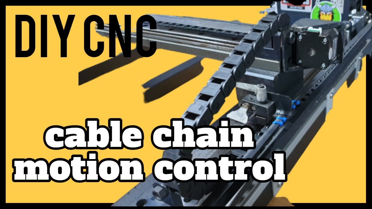 [DIY CNC]cable chain/montion control/케이블체인/케이블캐리어 - YouTube