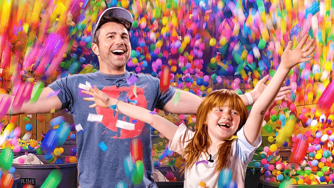 Giant Ping Pong Explosions w/ Adley!- Camp CrunchLabs Week 11 - YouTube