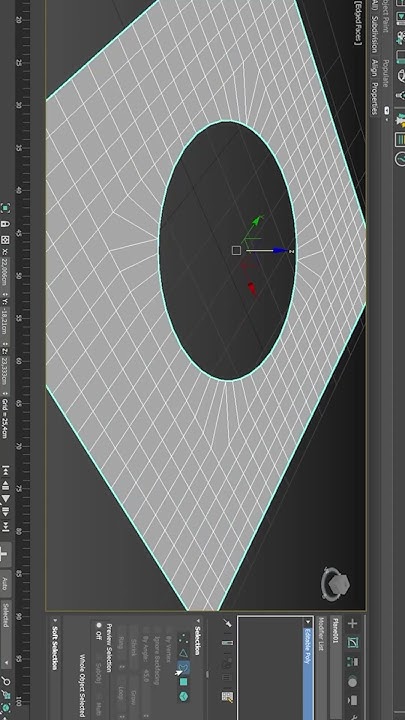 Creating a neat hole on the surface | 3Ds Max - YouTube