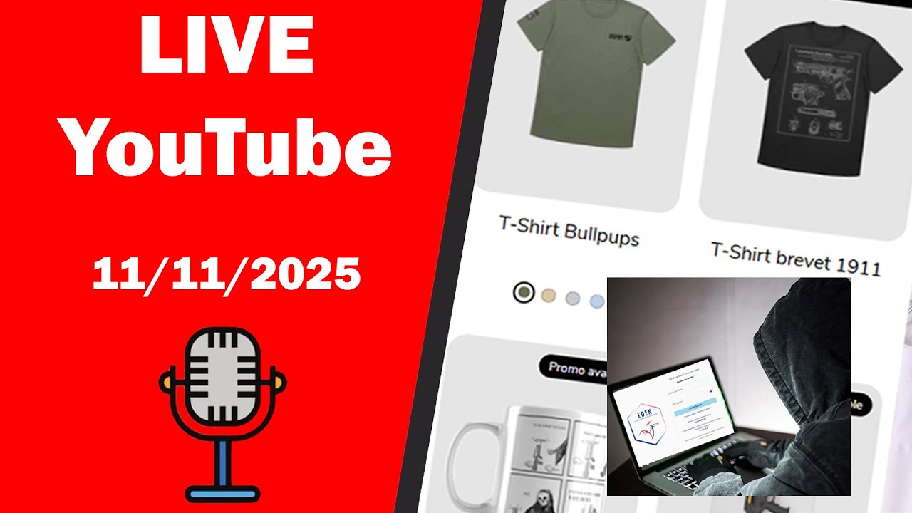 Live 11 Novembre - Nouvelle boutique, fuite de données FFTir et FAQ ...