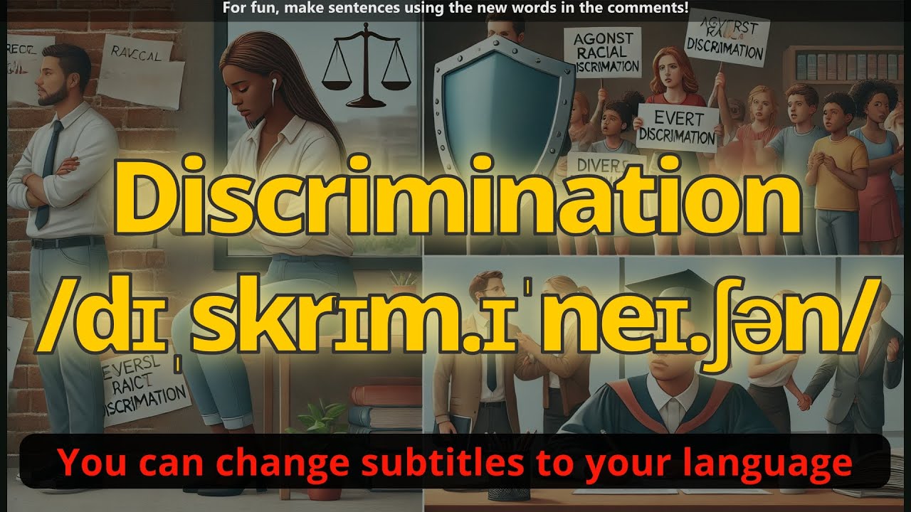 Discrimination meaning with 5 examples - YouTube