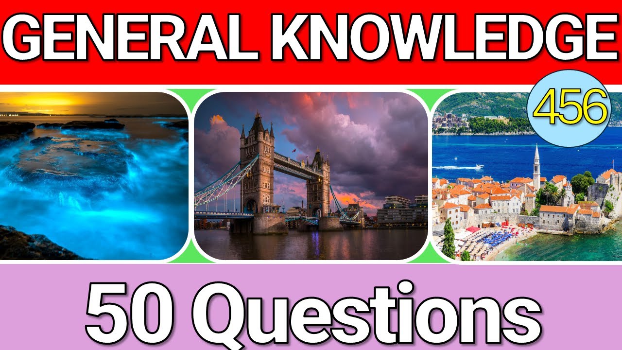 50 Question General Knowledge Quiz (With Answers) 🧠🏆 #456 - YouTube