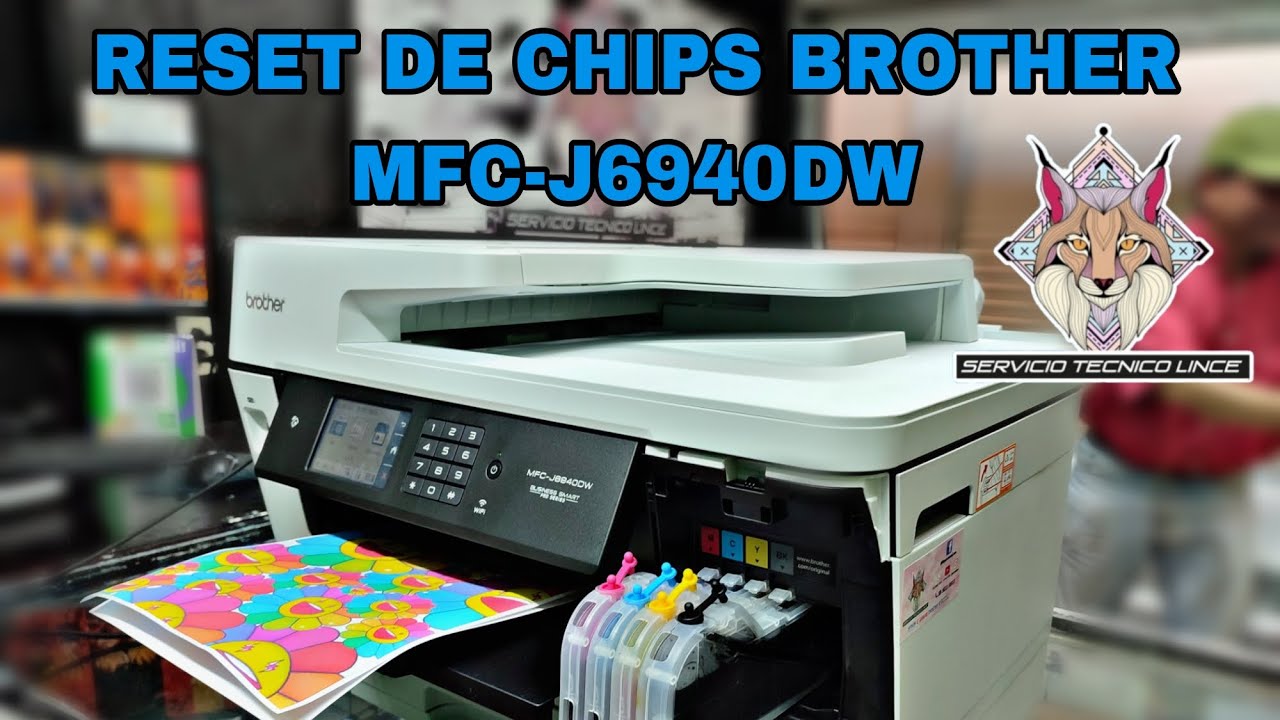 Reset - Reseteo de Chip - Desbloqueo Cartuchos Brother J6940 - J6540 ...