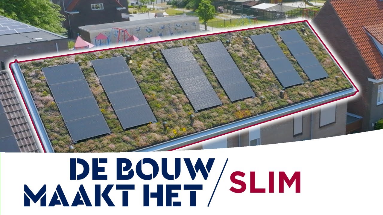 Knaapen bouwt klimaatadaptief met groen en circulair dak - YouTube