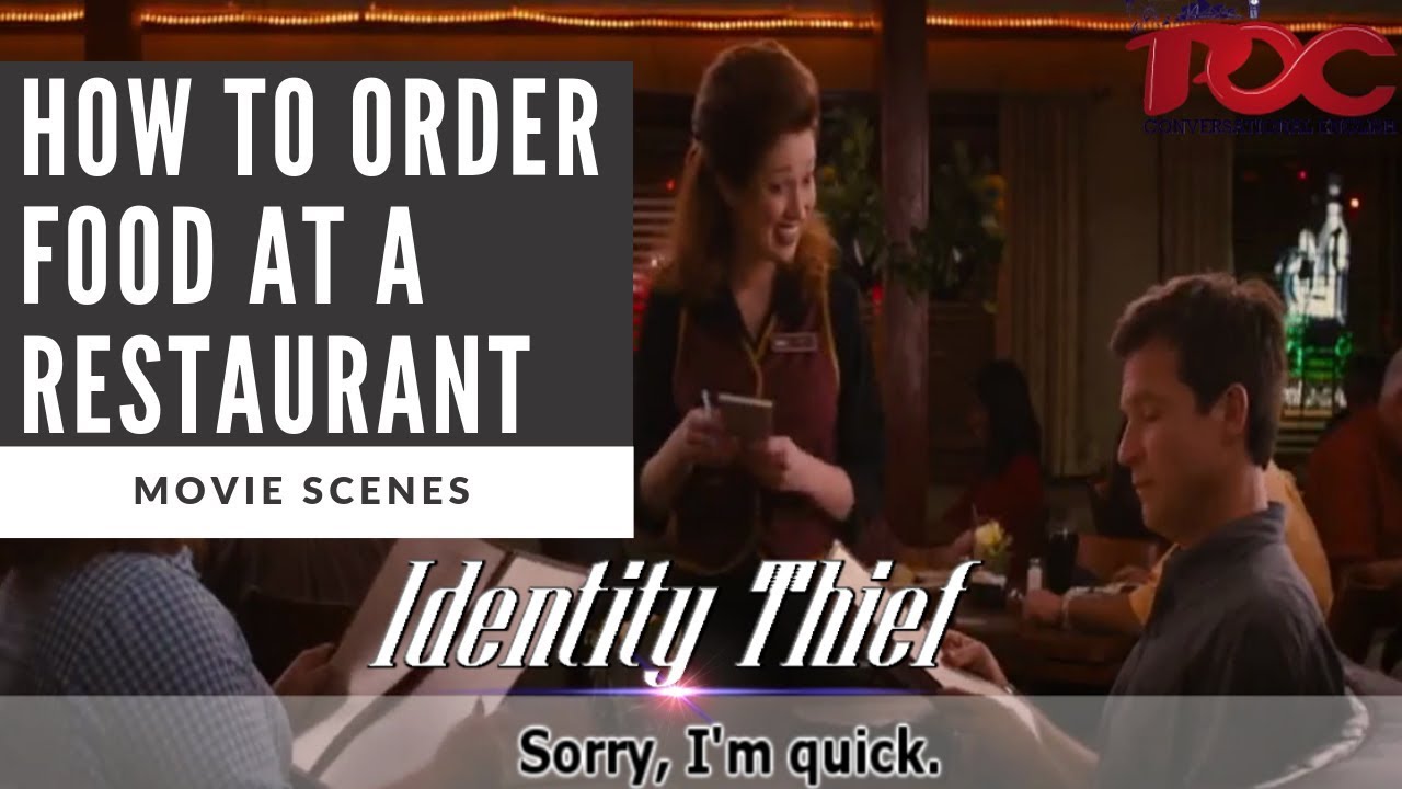 Learn English: How to Order Food at a Restaurant With TV Shows & Movies ...