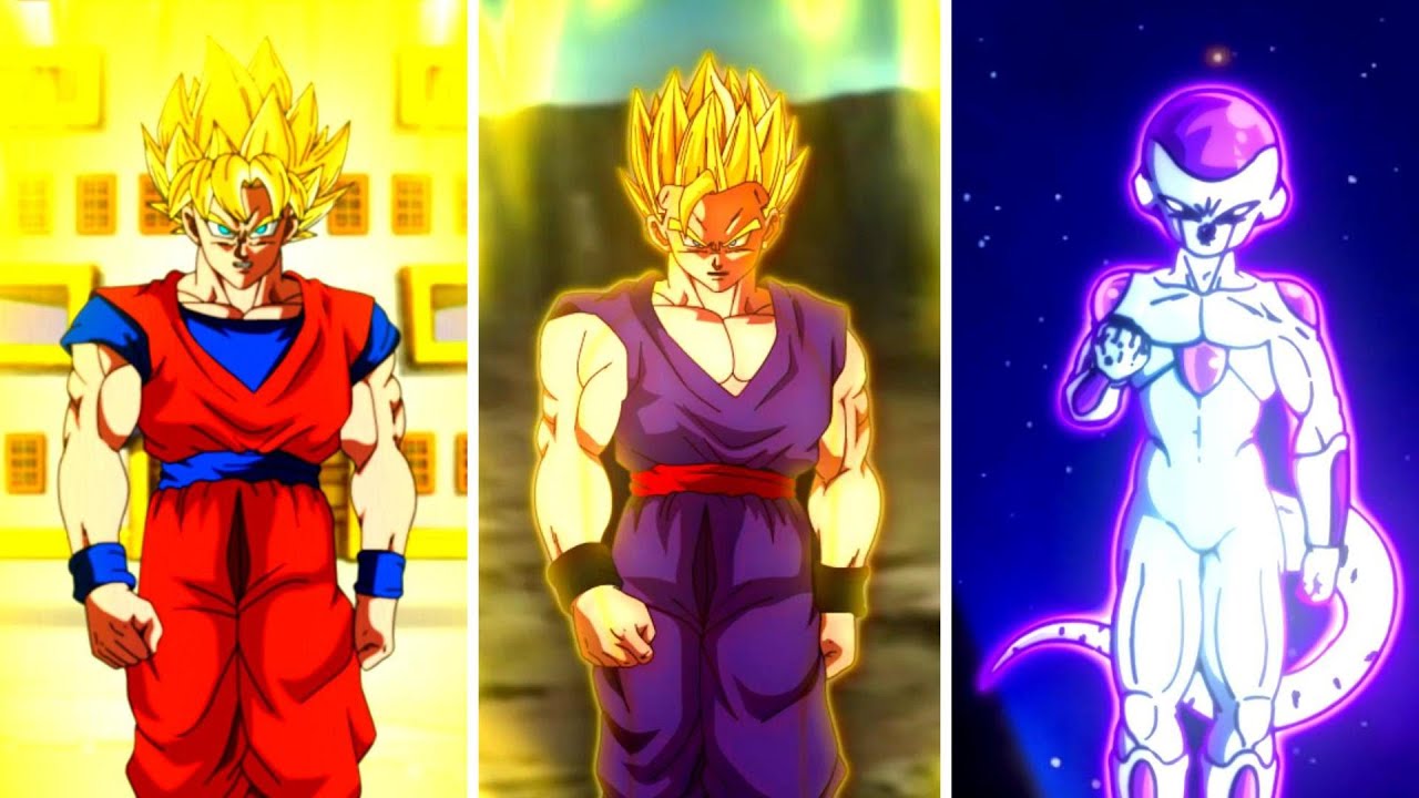 Evolution of Goku vs. Evolution of Gohan vs. Evolution of Frieza - YouTube