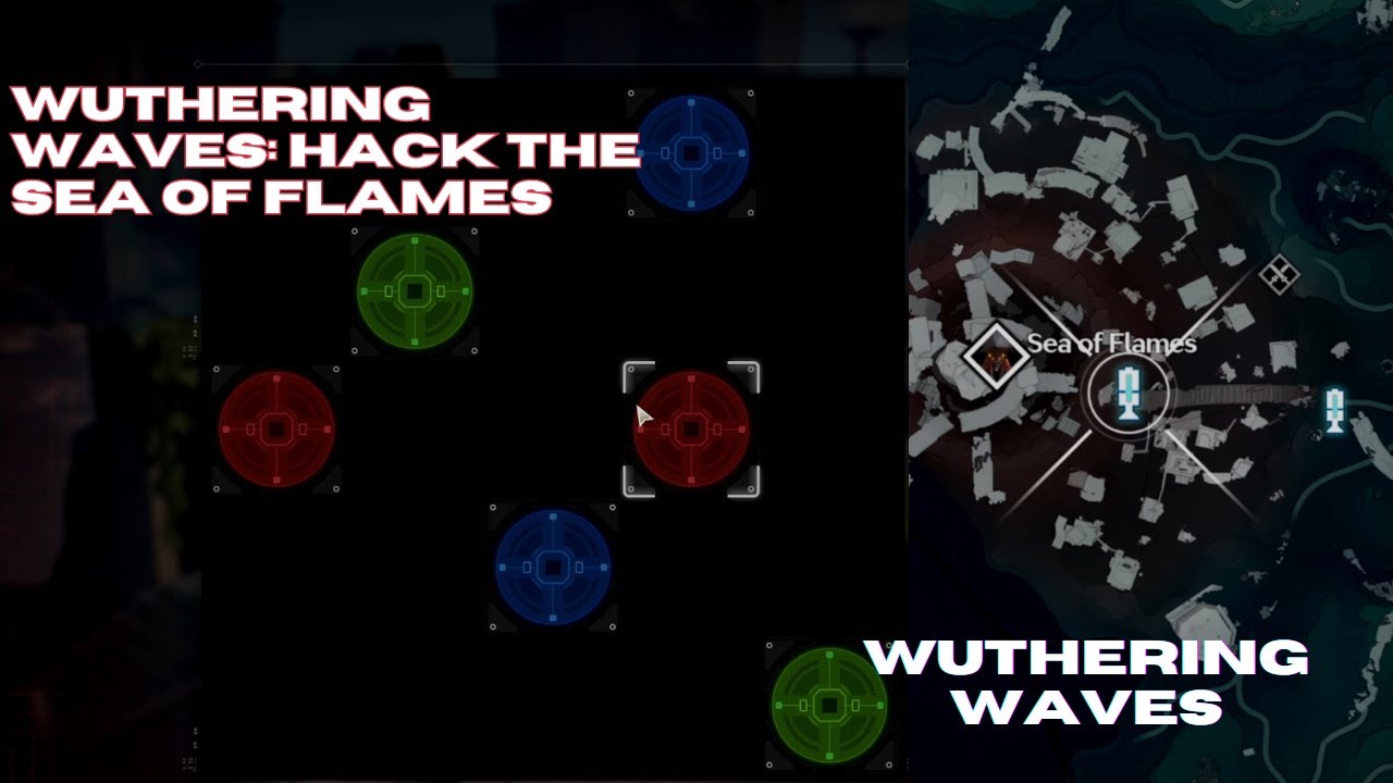 Wuthering Waves - Hack The Sea of Flames and Solve the Puzzles - Lots of rewards - YouTube