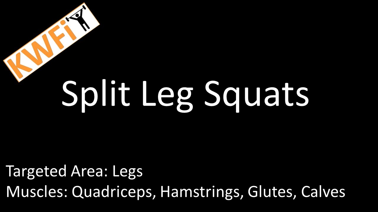 Fit1Too Backpack Split Leg Squat - YouTube