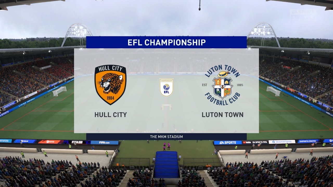 Hull City vs Luton Town (30/09/2022) Championship FIFA 22 - YouTube