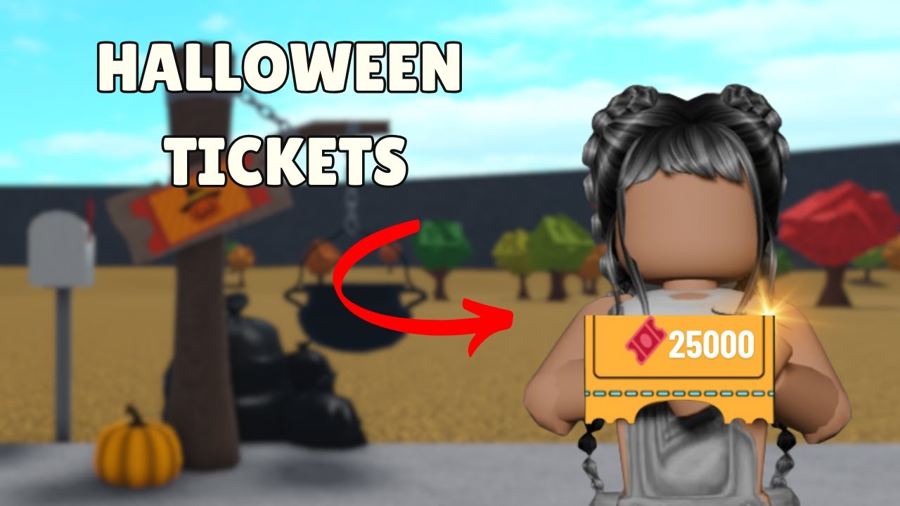 HOW to GET UNLIMITED HALLOWEEN TICKETS *FAST* | BLOXBURG HALLOWEEN ...