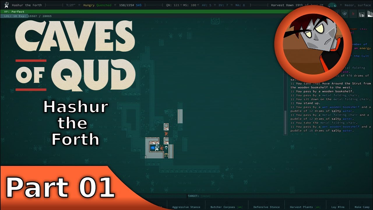 Caves of Qud - Hashur the Forth - Part 01 - YouTube