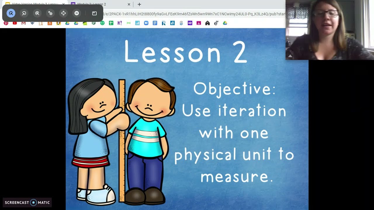 2nd Grade EngageNY Math - Module 2 Lesson 2 Use iteration with one ...