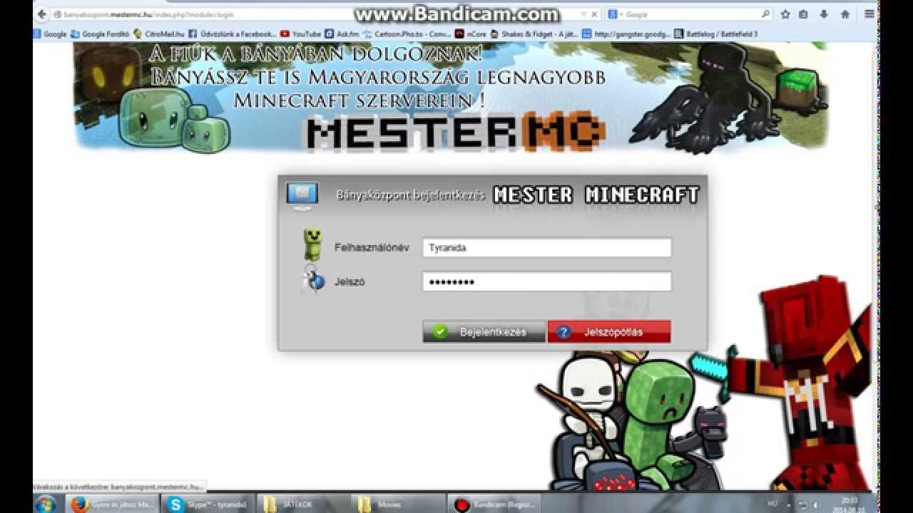 MesterMC BÁNYÁSZ ÉRME HACK! - YouTube