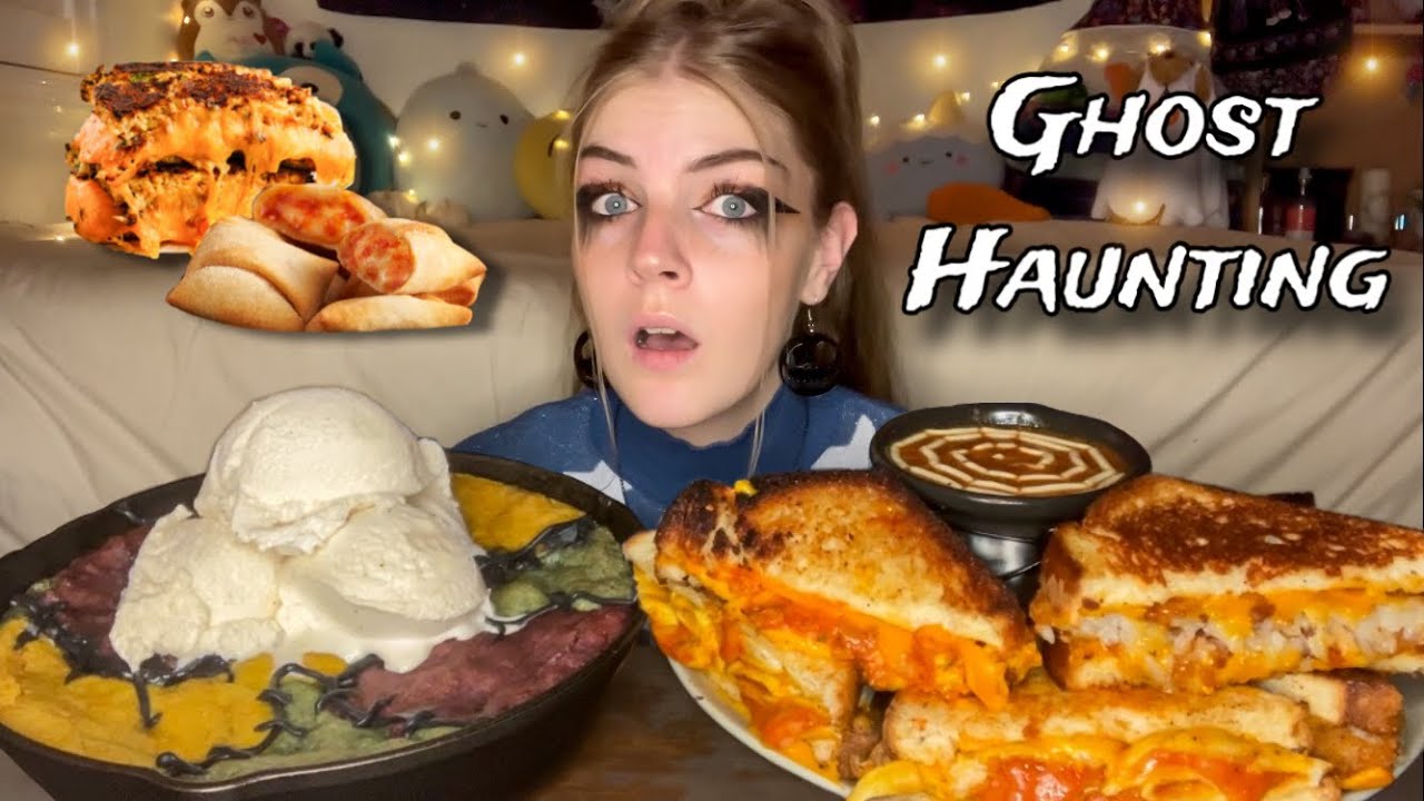 LOADED GRILLED CHEESE SANDWICHES AND GOOEY PIZOOKIE MUKBANG! (Vegan ...