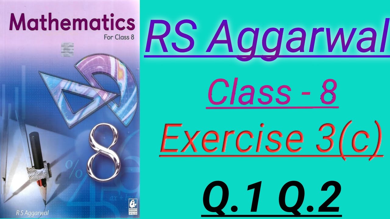 RS Aggarwal math solution chapter 3 Exercise 3(c) Squaring using by ...