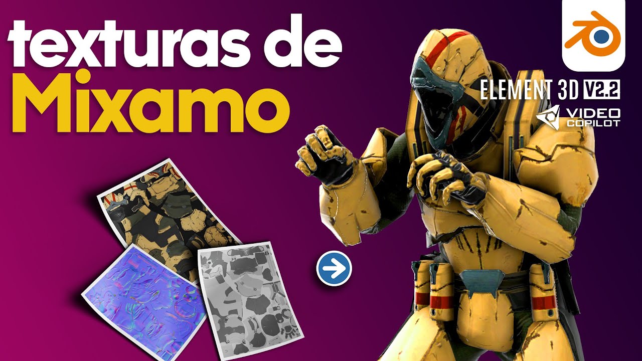 La guía DEFINITIVA para extraer texturas de Mixamo para Element 3D: ¡en menos de 5 minutos ...