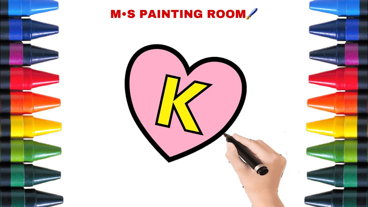 Preschool Learning Videos Alphabet Coloring Letter 'K' | Educational ...