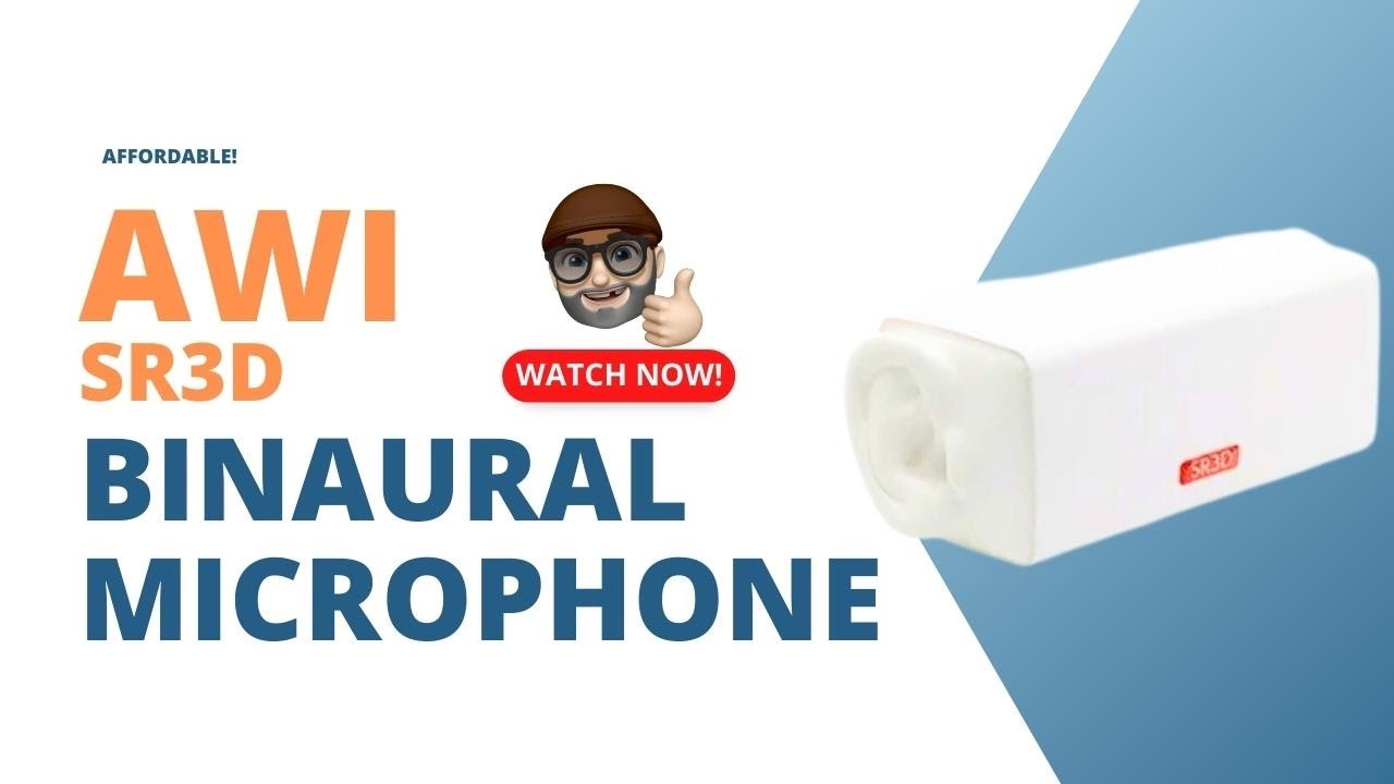 AWI SR3D Binaural Microphone Review! - YouTube