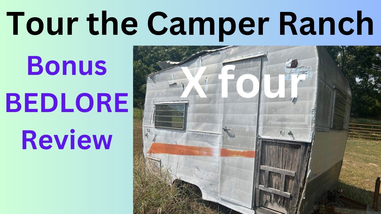 EP. 324 Tour the Vintage Camper Ranch &see what Rob has in the field ...