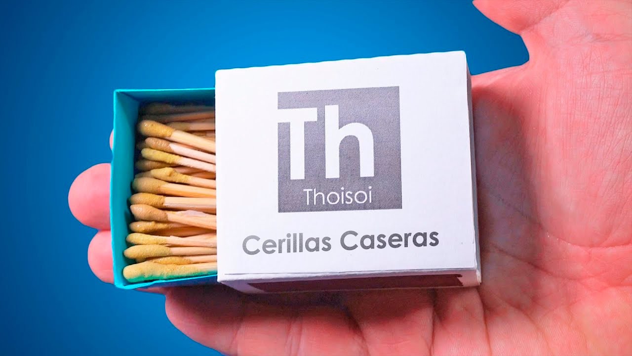 Hice cerillas caseras DIY - Cómo hacer cerillas en casa - YouTube