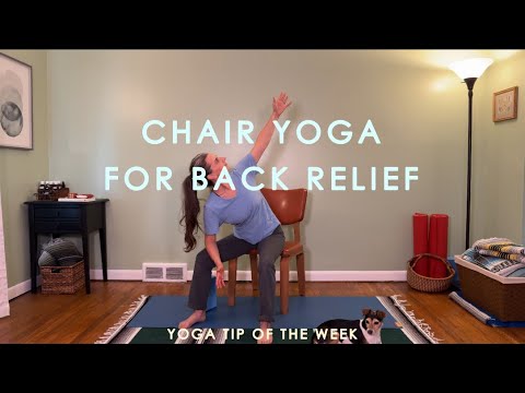 Chair Yoga for Back Relief - YouTube