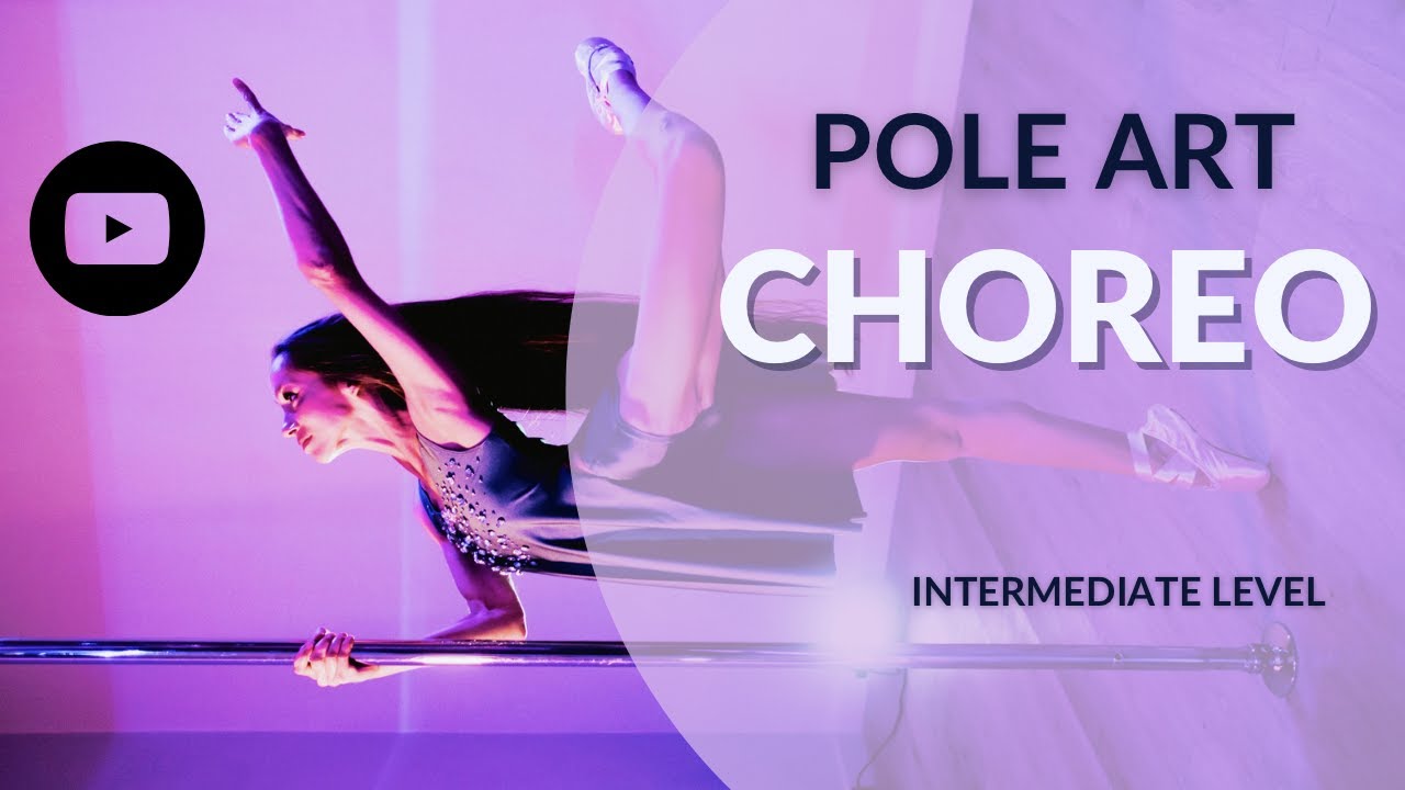 Pole Art Choreo From 2 Sides | Pole Tutorial for Intermediate Level | Starry Night by Jordan ...