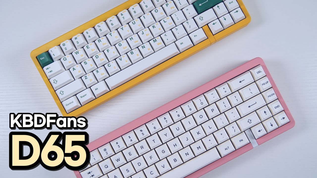 예뻐서 두개나 사버렸다?! KBDFans D65 - YouTube