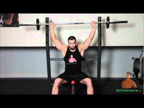 Back Shoulder Presses - YouTube