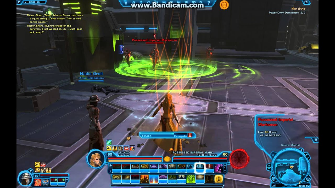 Swtor - Jedi Consular - System Failsafe - Ziost - YouTube