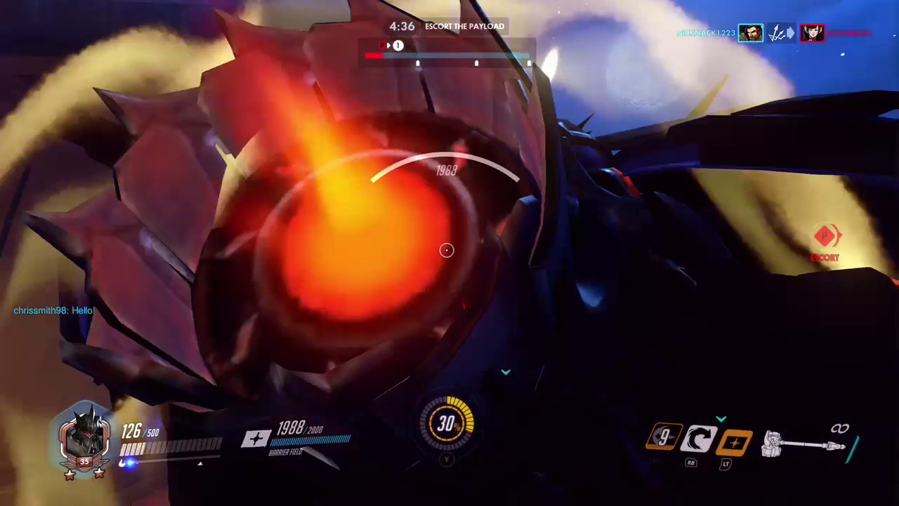 Reinhardt chasing Mercy | Overwatch | - YouTube