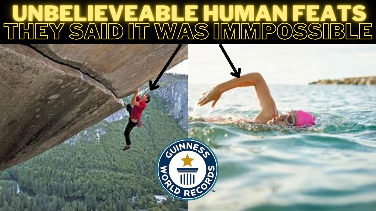 Top 10 AMMAZING Human Feats That Weren't Though Possible - YouTube