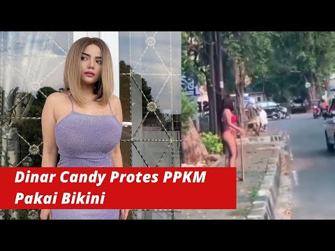 Viral Video Dinar Candy Pakai Bikini Protes PPKM, Netizen Salah Fokus